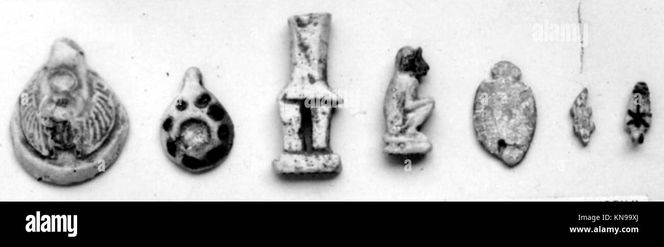 This amulet, part of the MET collection, represents an important ...