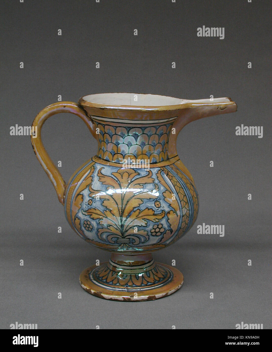 A decorative ewer, likely used for ceremonial or domestic purposes ...