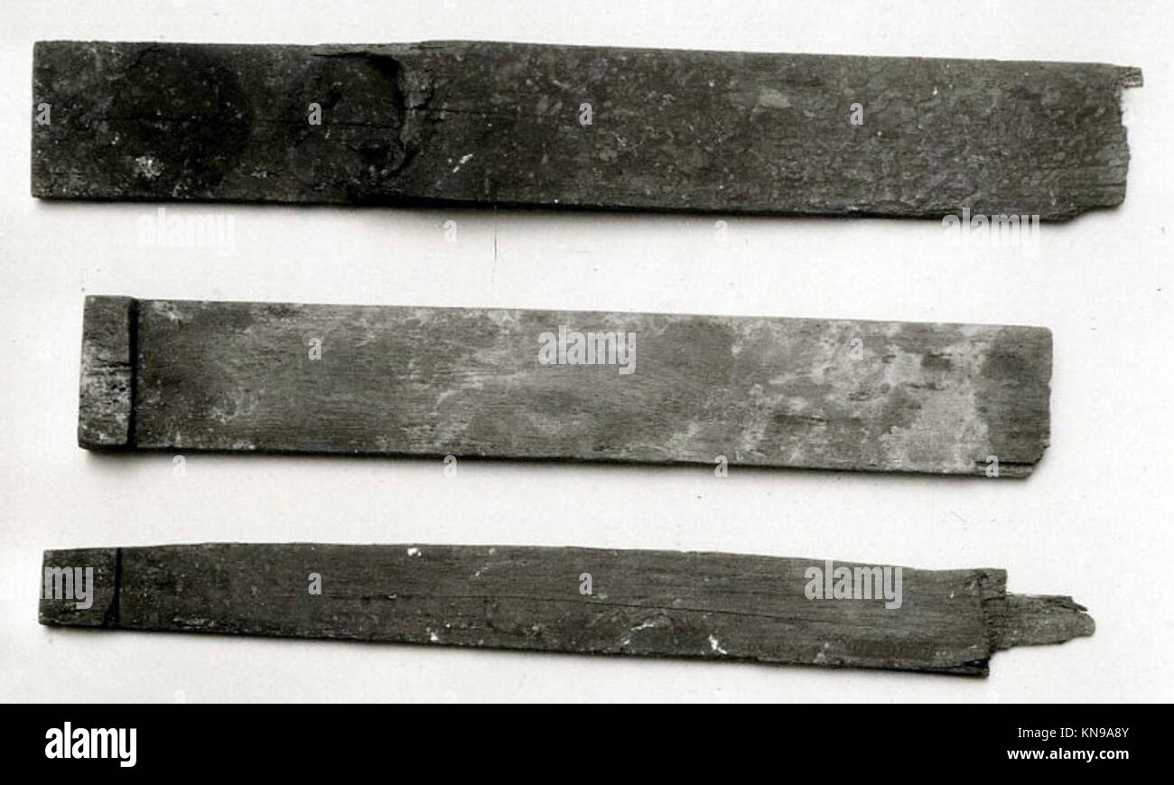 This fragment of a scribal palette provides insight into the tools used ...