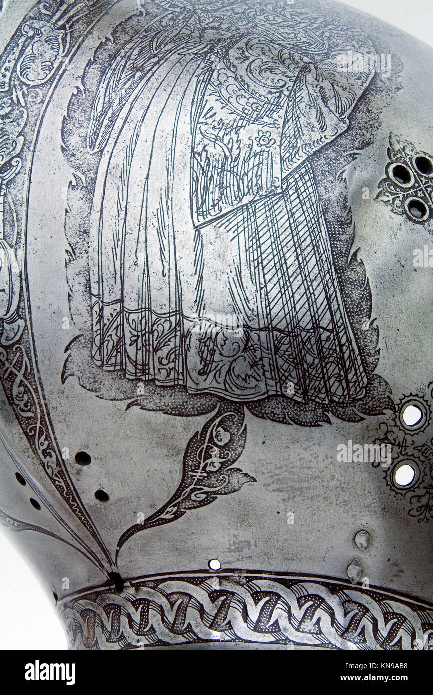 This armet, a type of medieval helmet, is part of The Metropolitan ...