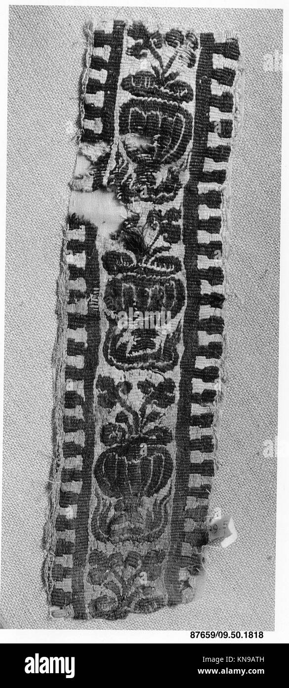 This decorative textile band in the MET collection illustrates ancient ...