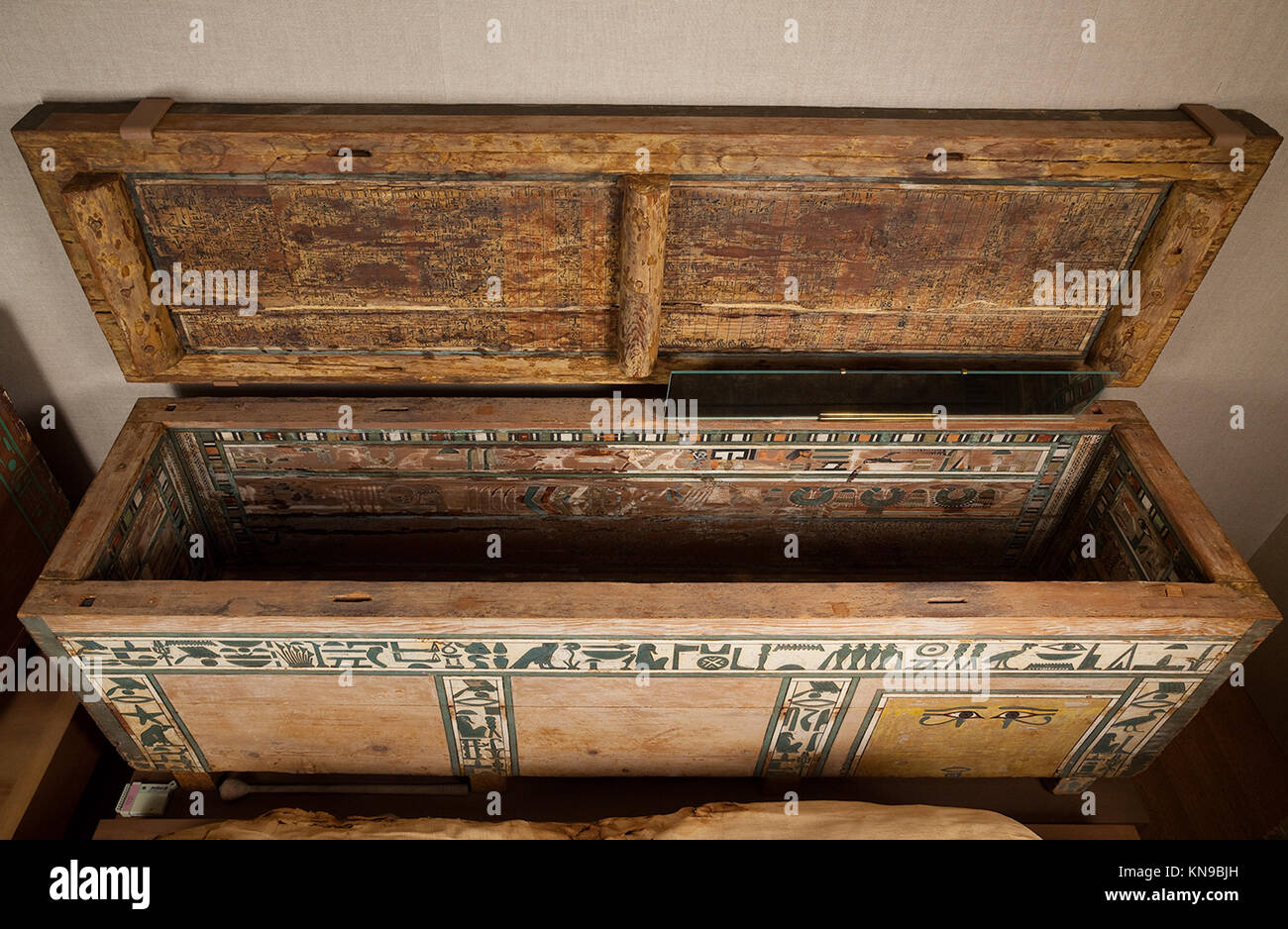 The coffin of Ukhhotep, son of Hedjpu, is an ancient Egyptian artifact ...