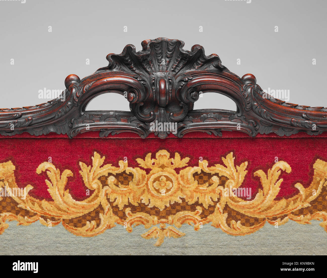 A fire screen in the Cheval style, designed to protect from flames ...