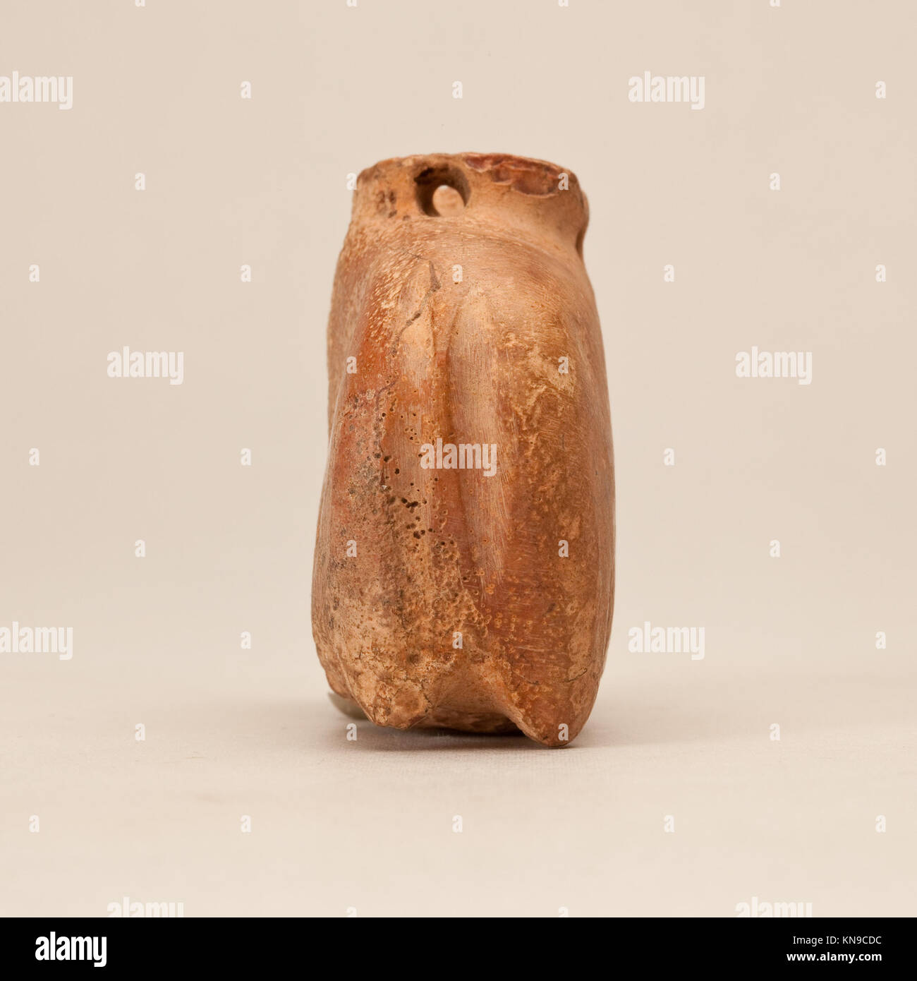 This hippopotamus amulet, carved from stone, reflects the symbolic and ...