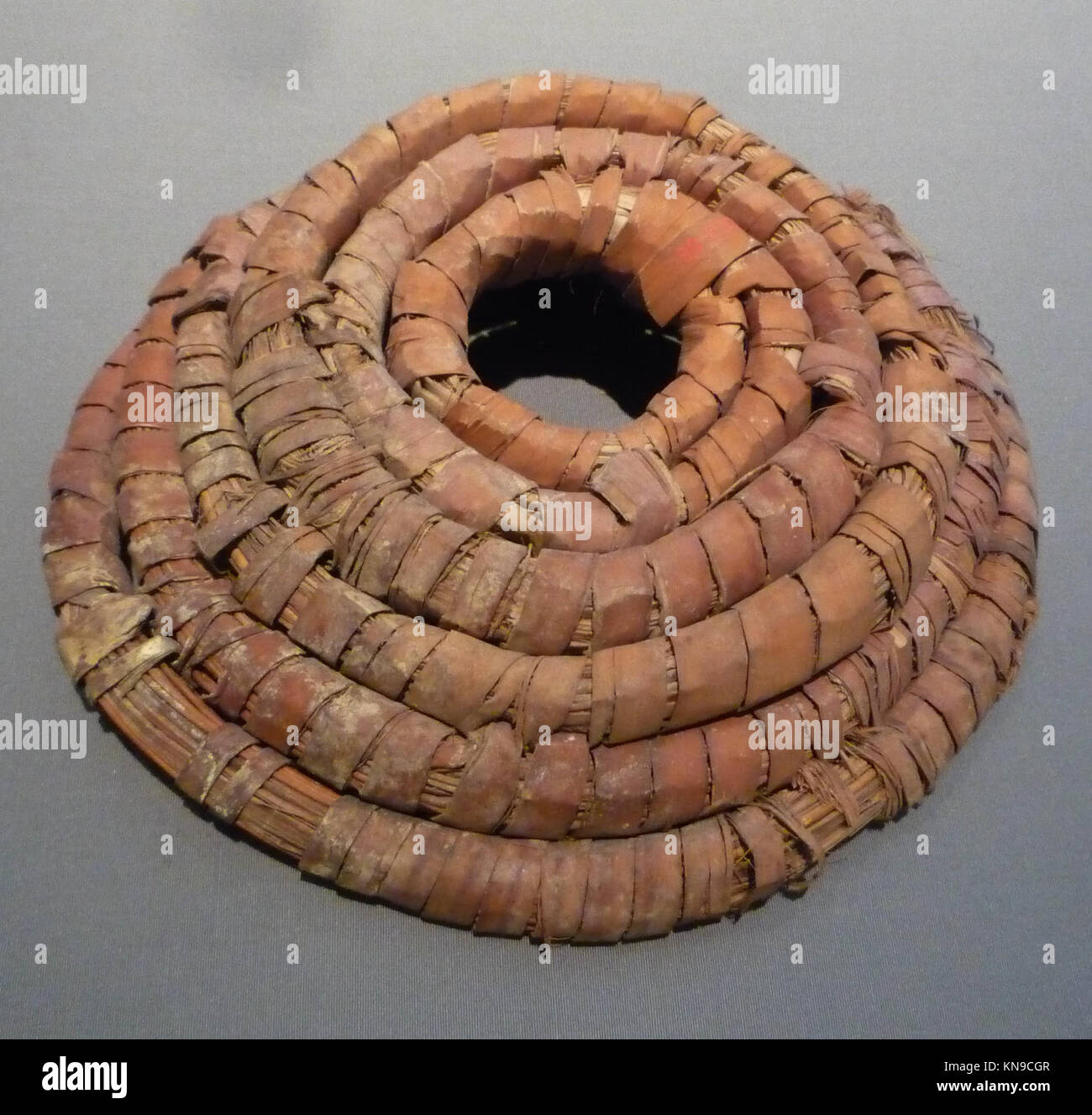 This foundation deposit mat was placed at the base of a structure ...