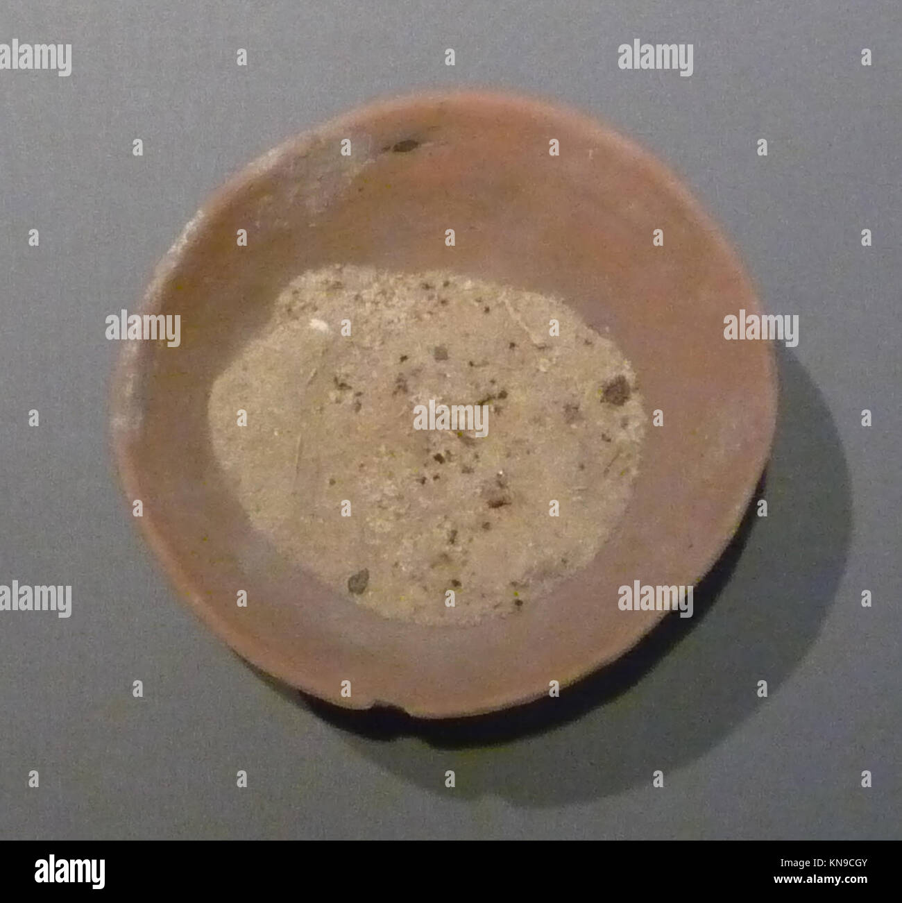 This bowl of sand, cataloged as MET 27.3.117, is a unique artifact from ...