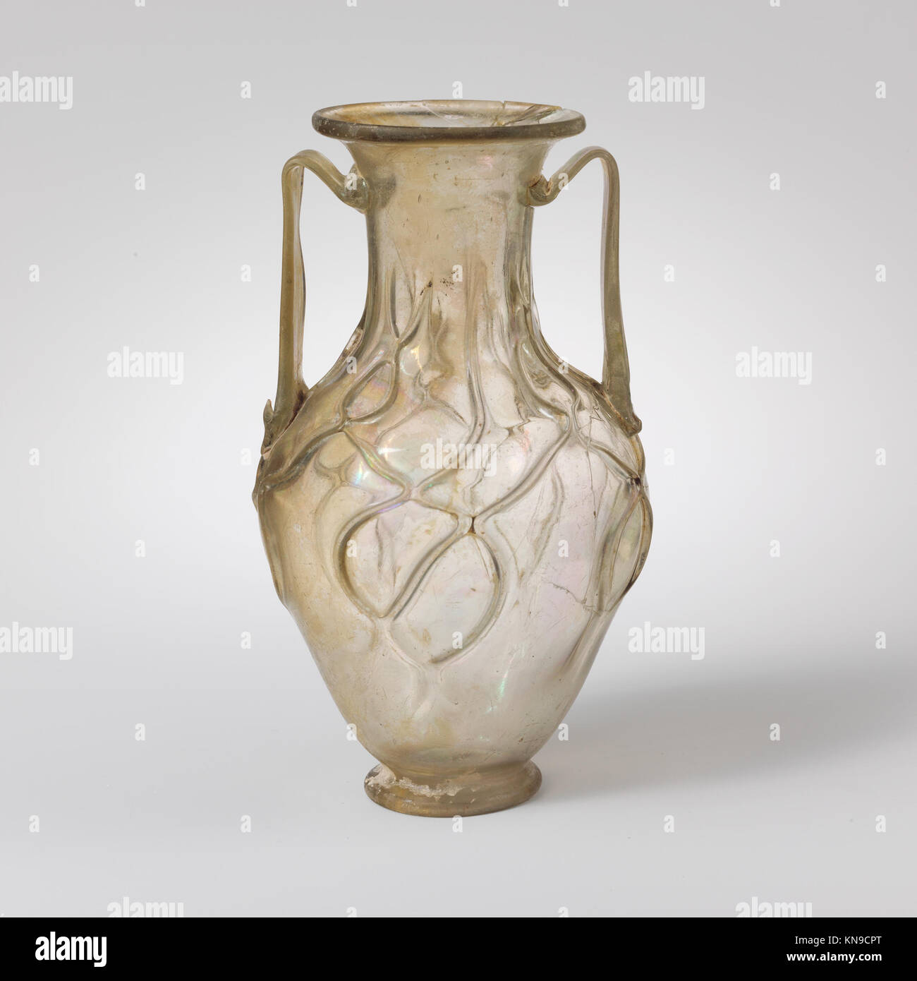 A Roman Late Imperial period glass amphora from the 3rd century A.D ...