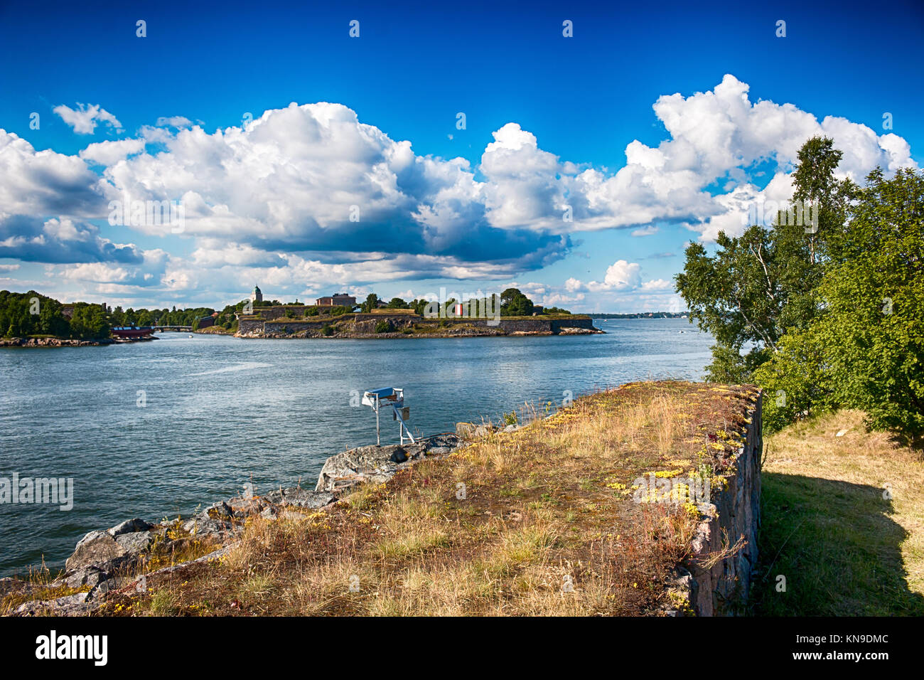 Coastline and Archipelago of Helsinki, capital of Finland, during ...