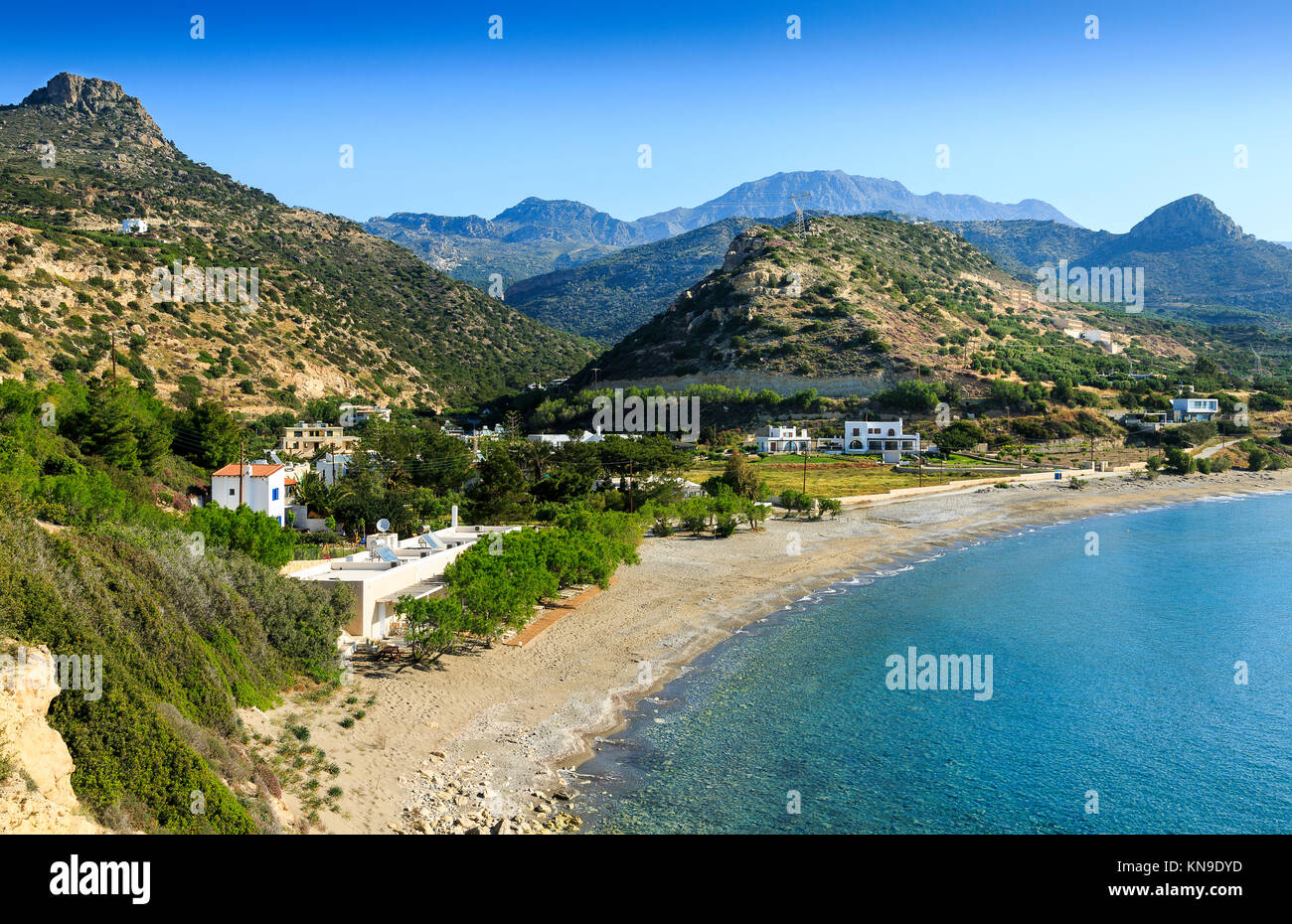 Ferma Beach near Ierapetra, Crete, Greece Stock Photo - Alamy