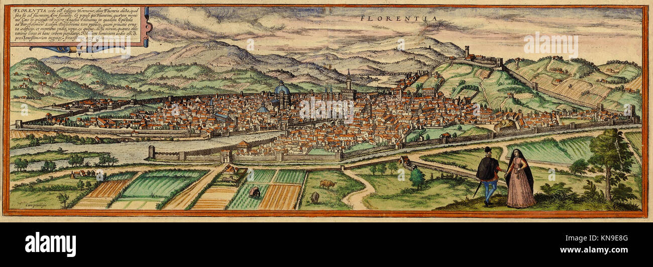 Music Florence 1500 Map Florence And Central Italy, 1400–1600 A.D.