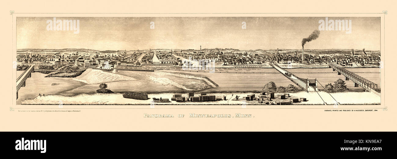 Map of minnesota hi-res stock photography and images - Alamy