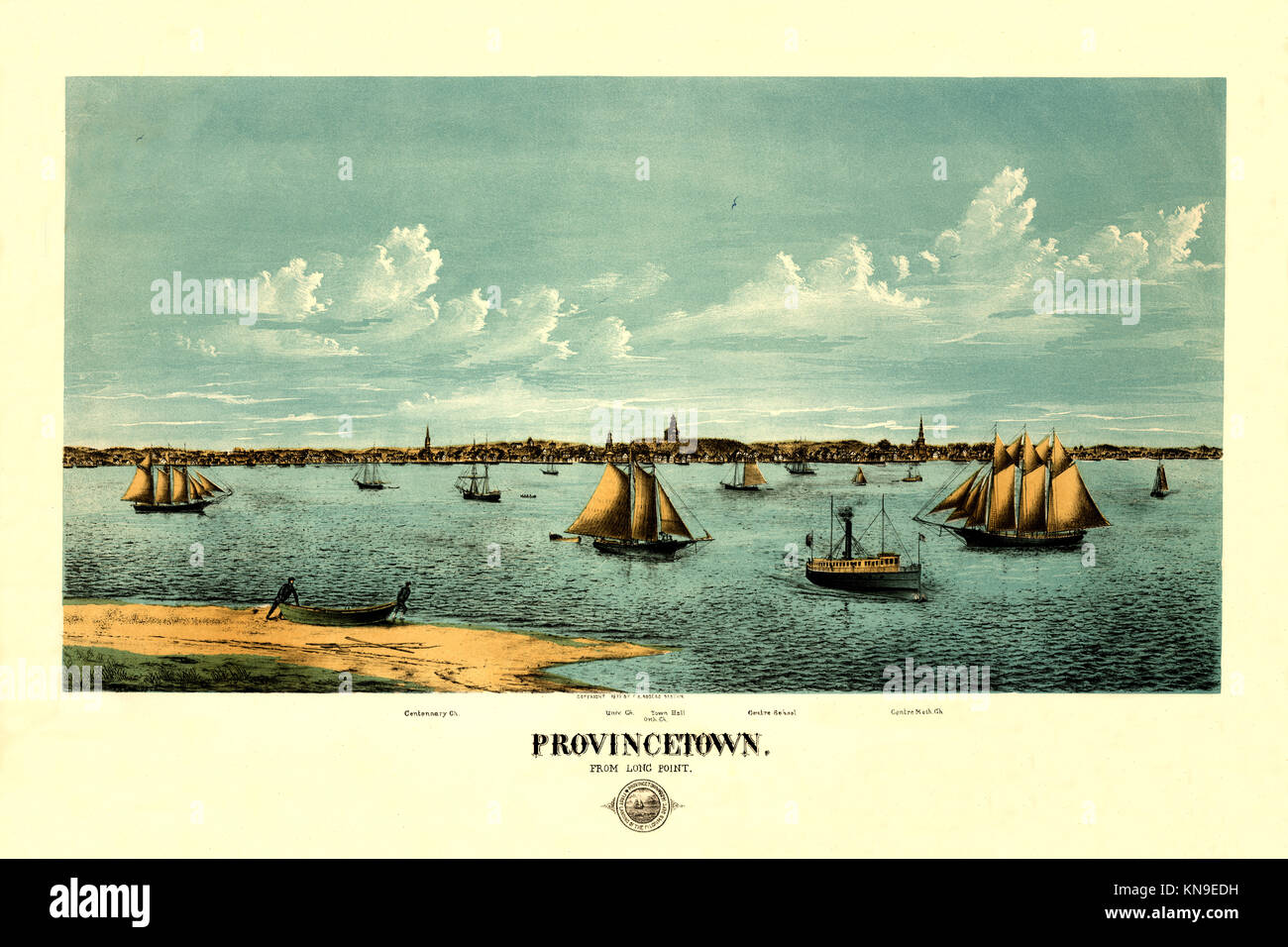 Map of provincetown hi-res stock photography and images - Alamy