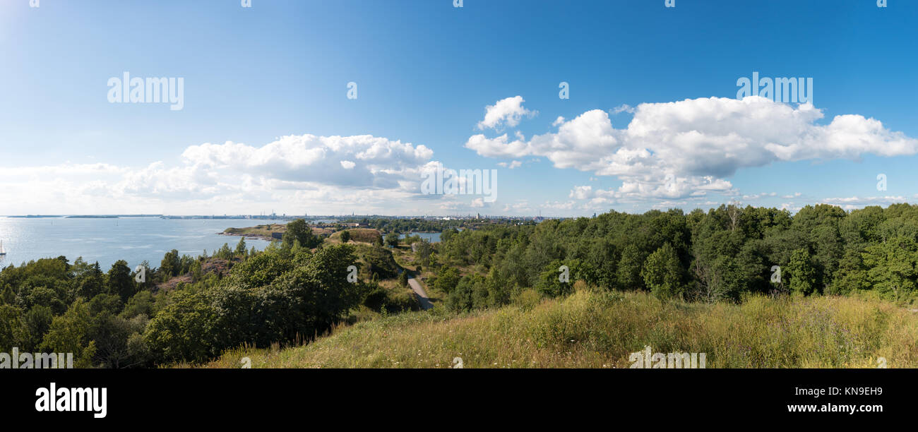 Coastline and Archipelago of Helsinki, capital of Finland, during ...