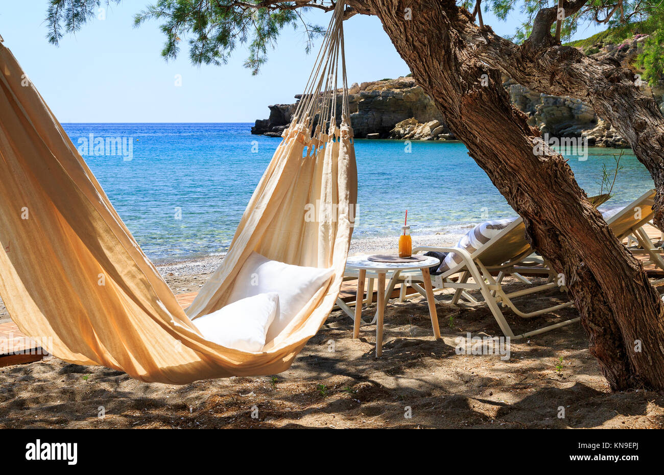 Ferma Beach near Ierapetra, Crete, Greece Stock Photo - Alamy