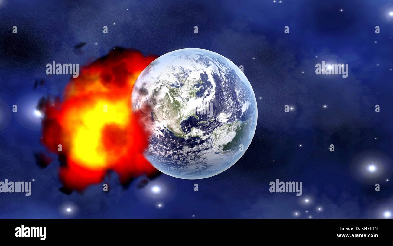 Destruction of a solar system hi-res stock photography and images - Alamy