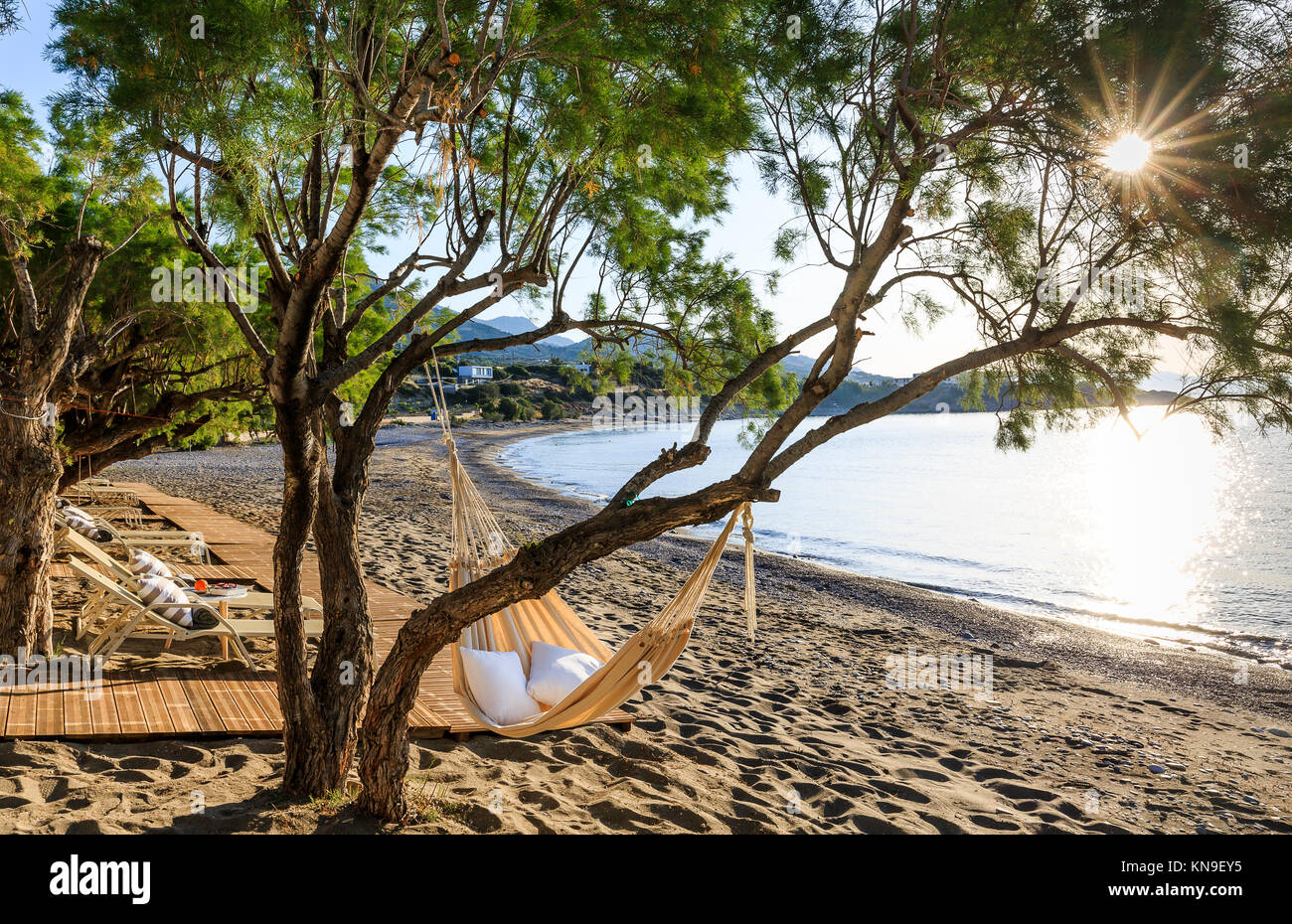 Ferma Beach near Ierapetra, Crete, Greece Stock Photo - Alamy