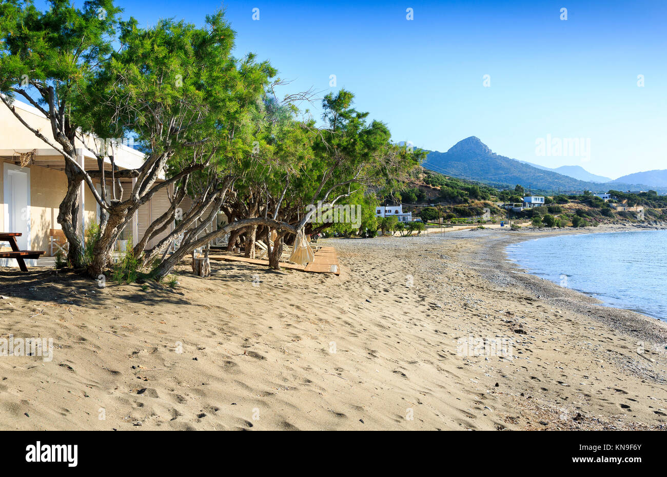 Ferma Beach near Ierapetra, Crete, Greece Stock Photo - Alamy