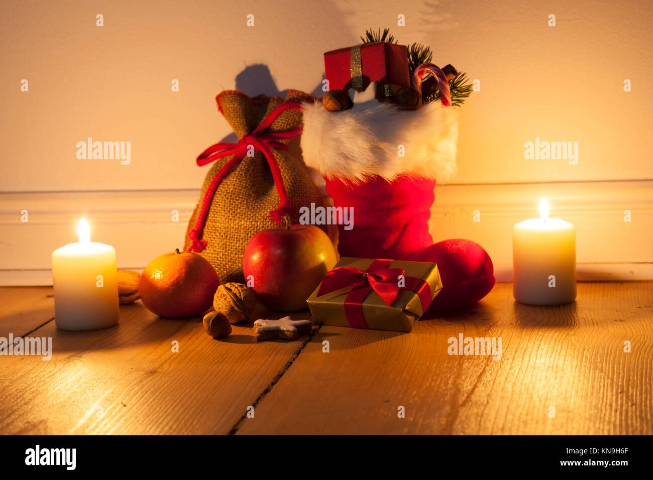 Santa claus boot hi-res stock photography and images - Alamy