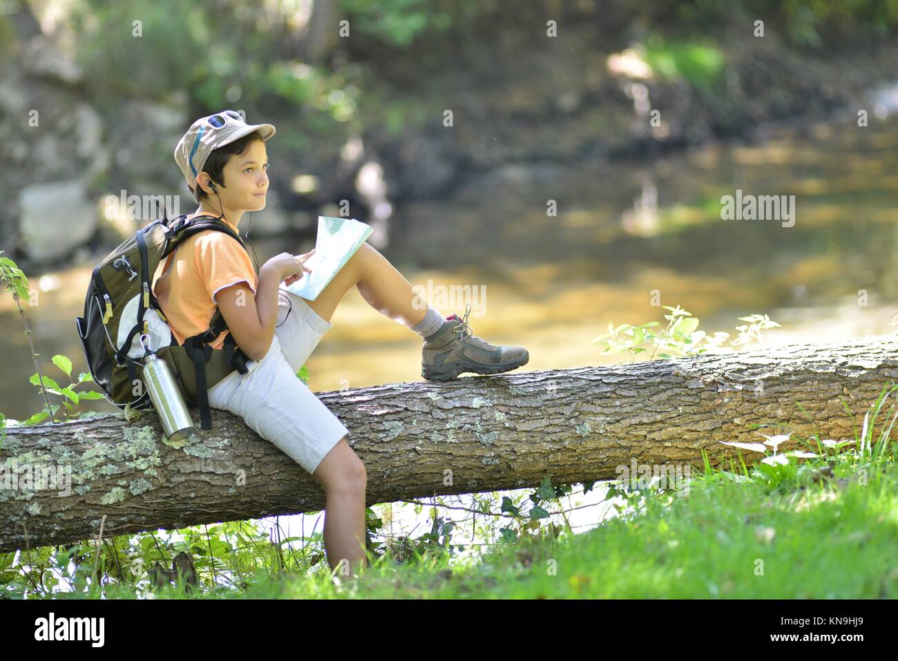 Hike Map Boy High Resolution Stock Photography and Images - Alamy
