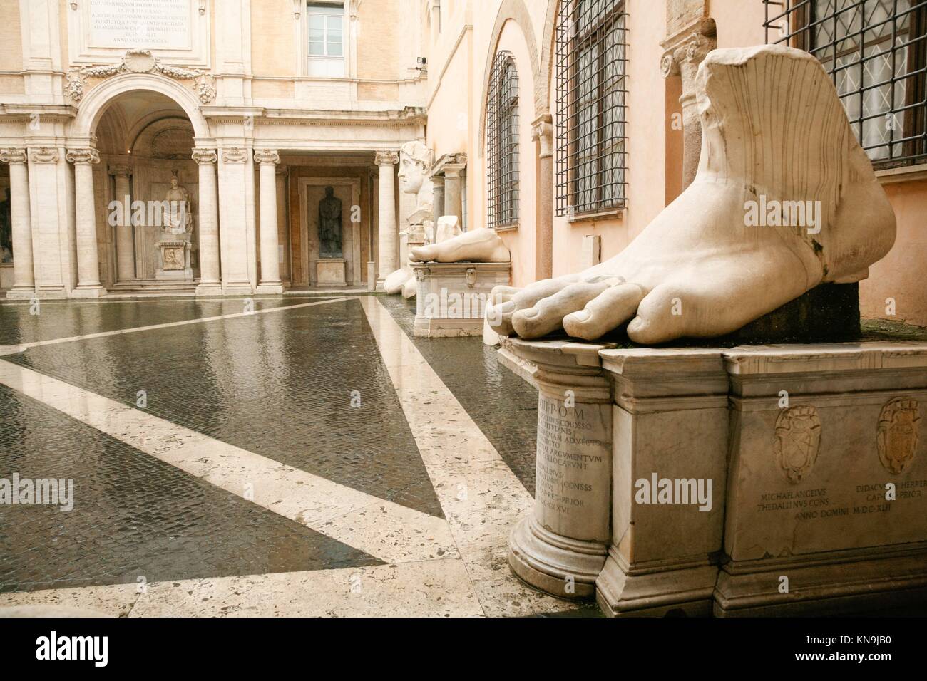 Colossus of constantine sculpture hi-res stock photography and images ...