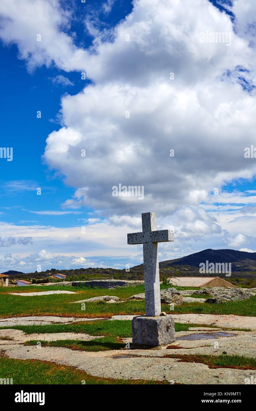 Pilgrim stone cross hi-res stock photography and images - Alamy
