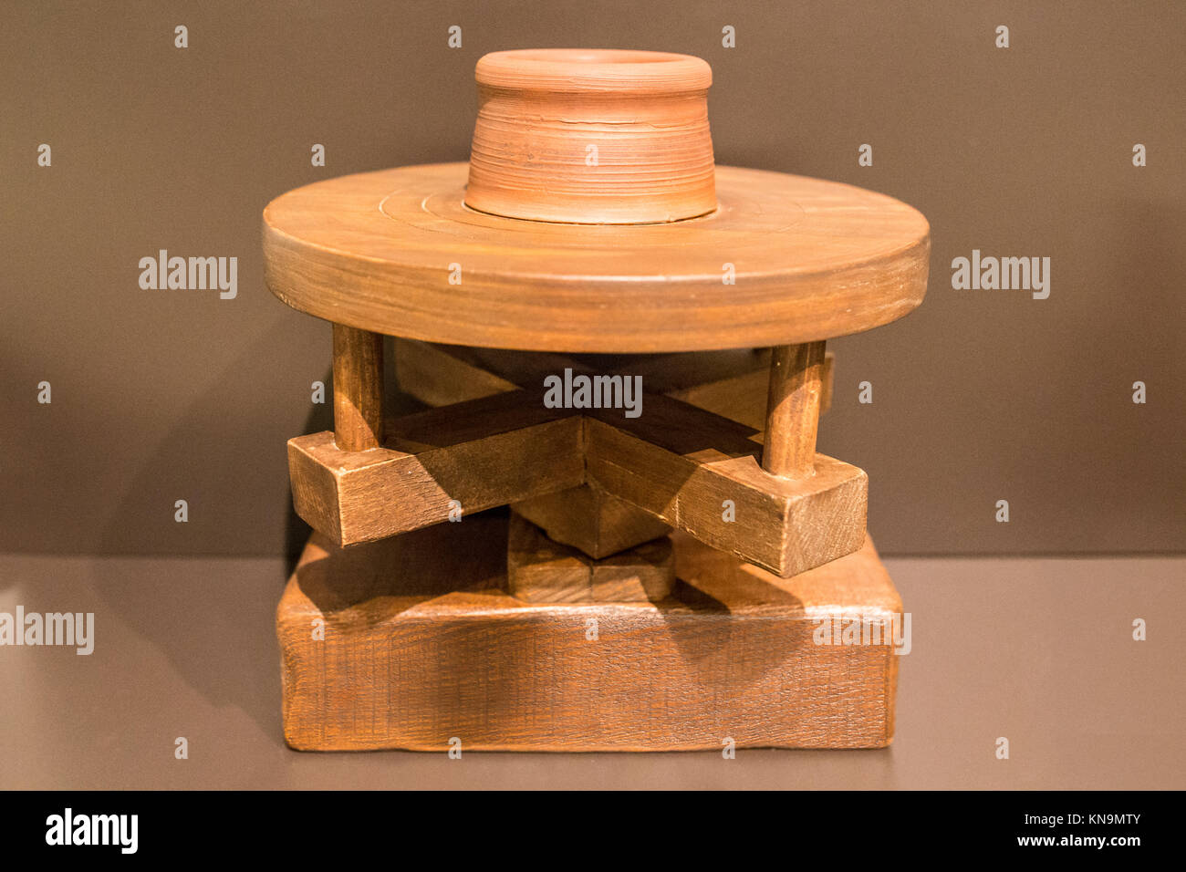Wooden pottery wheel High Resolution Stock Photography and Images - Alamy
