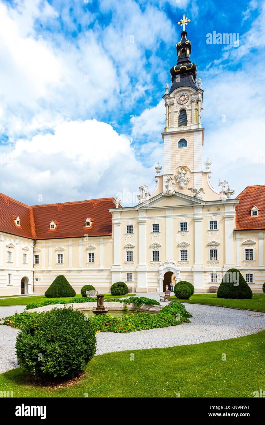 benedictine monastery with garden in Altenburg, Lower Austria, Austria ...