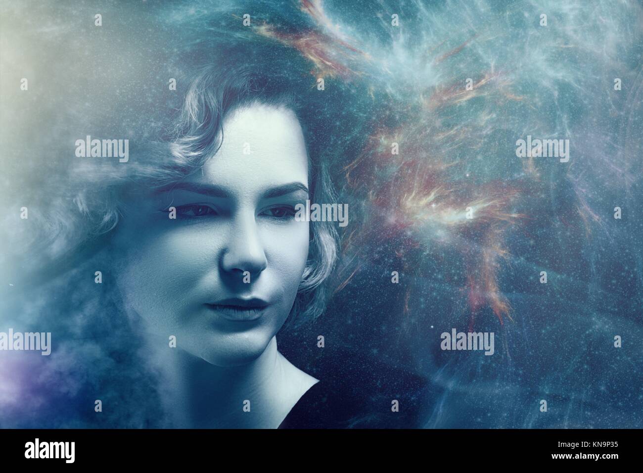 Nebula portrait hi-res stock photography and images - Alamy