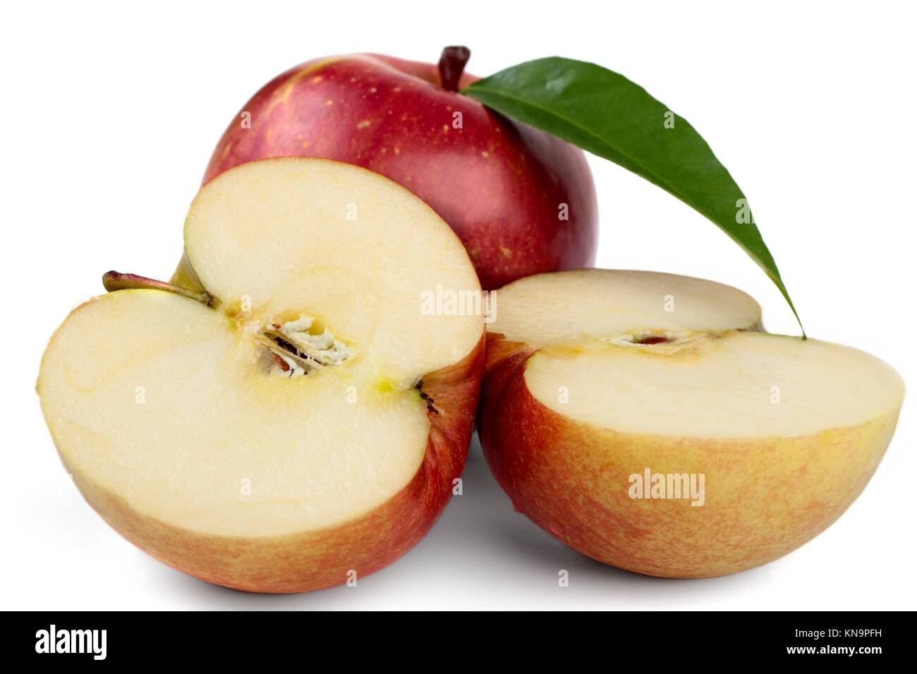 Apple Cut In Half Stock Photos & Apple Cut In Half Stock Images - Alamy