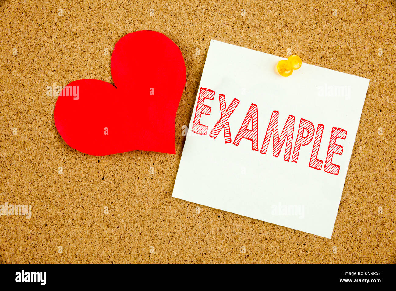 Conceptual hand writing text caption inspiration showing Example ...