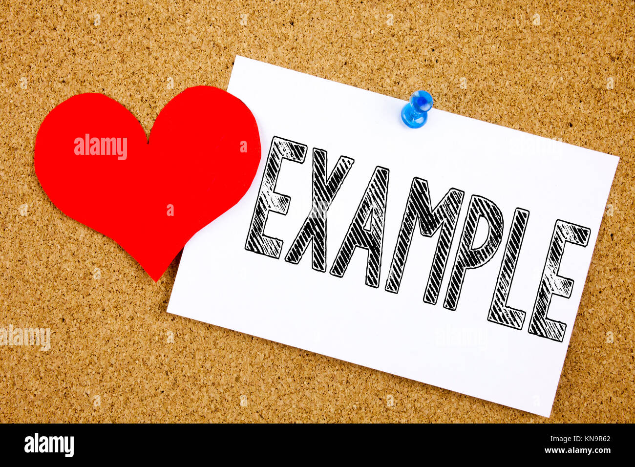 Conceptual hand writing text caption inspiration showing Example ...