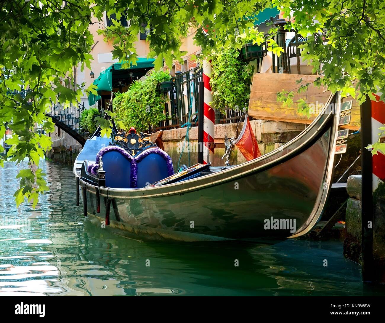 Venice water street hi-res stock photography and images - Alamy