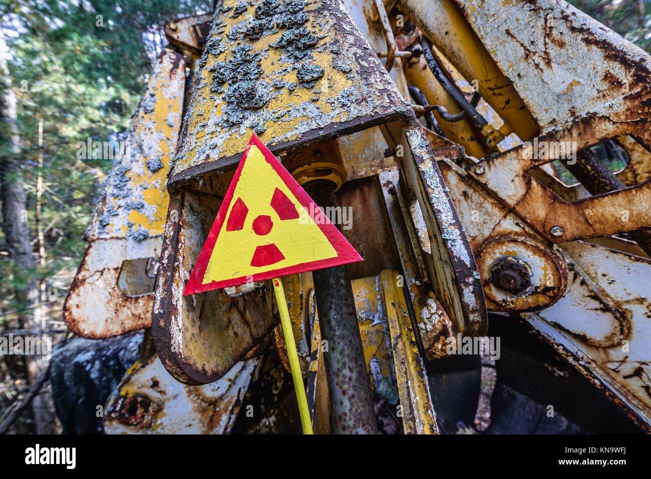 Radiation warning sign in chernobyl hi-res stock photography and images ...