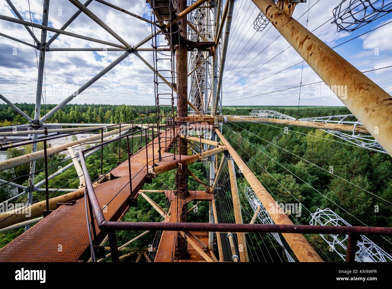 Soviet radar duga near chernobyl hi-res stock photography and images ...