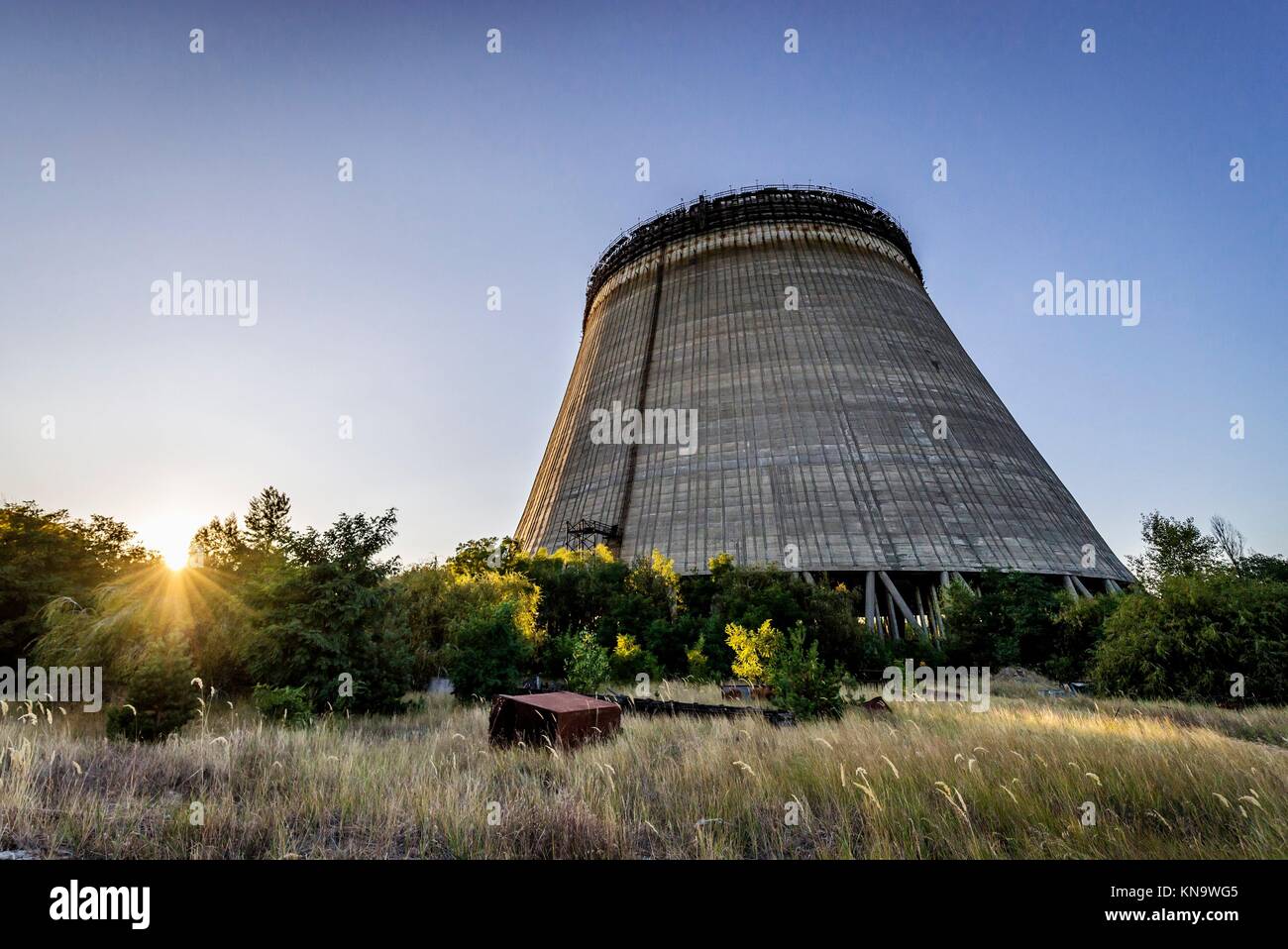 Chernobyl nuclear reactor tower hi-res stock photography and images - Alamy