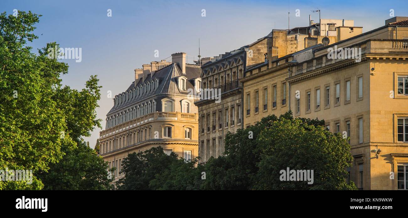 Typical street of bordeaux hi-res stock photography and images - Alamy