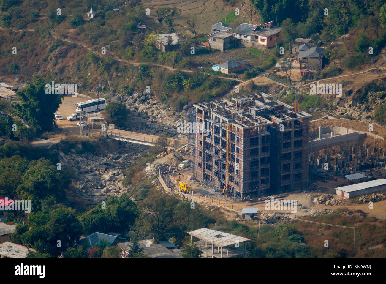 Indian construction industry hi-res stock photography and images - Alamy