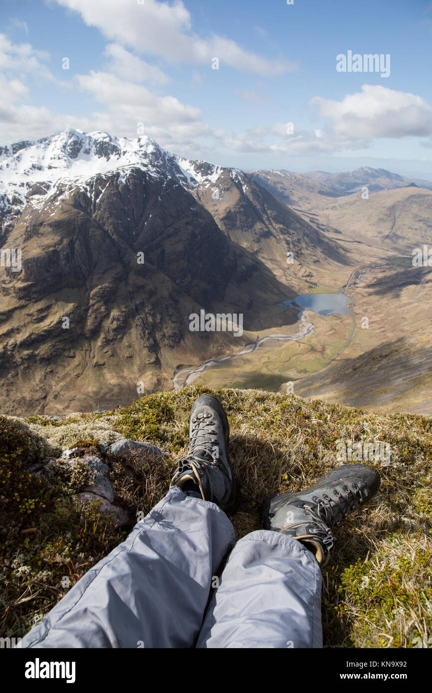 Aonach Eagach Ridge. Glencoe. Scotland Stock Photo - Alamy