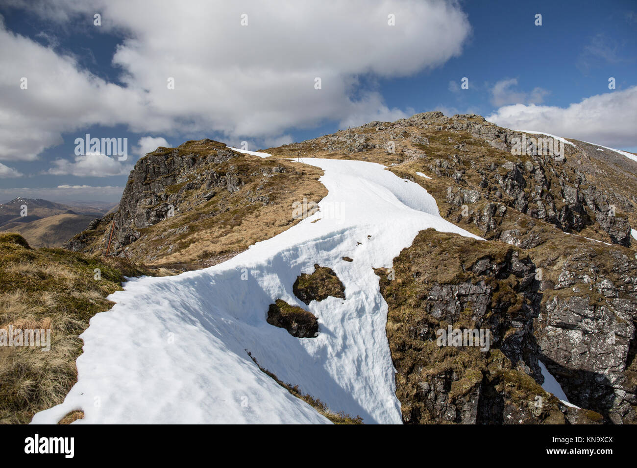 Aonach Eagach Ridge. Glencoe. Scotland Stock Photo - Alamy