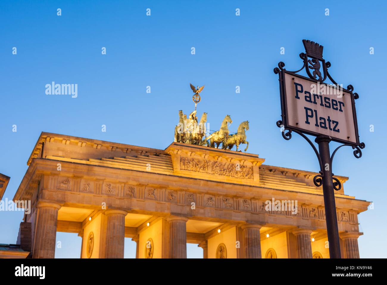 Pariser Platz Sign High Resolution Stock Photography and Images - Alamy