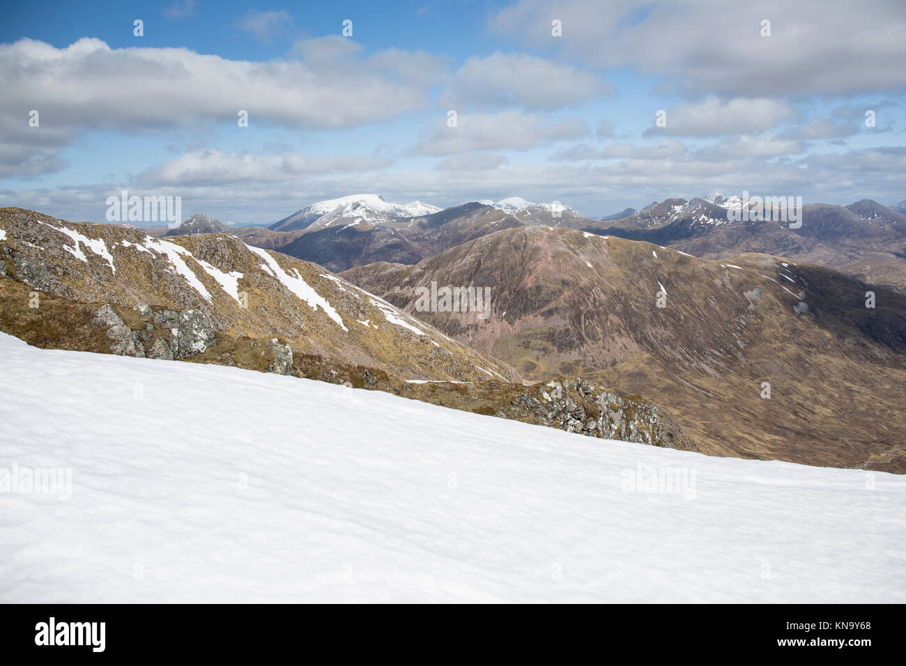 Aonach Eagach Ridge. Glencoe. Scotland Stock Photo - Alamy