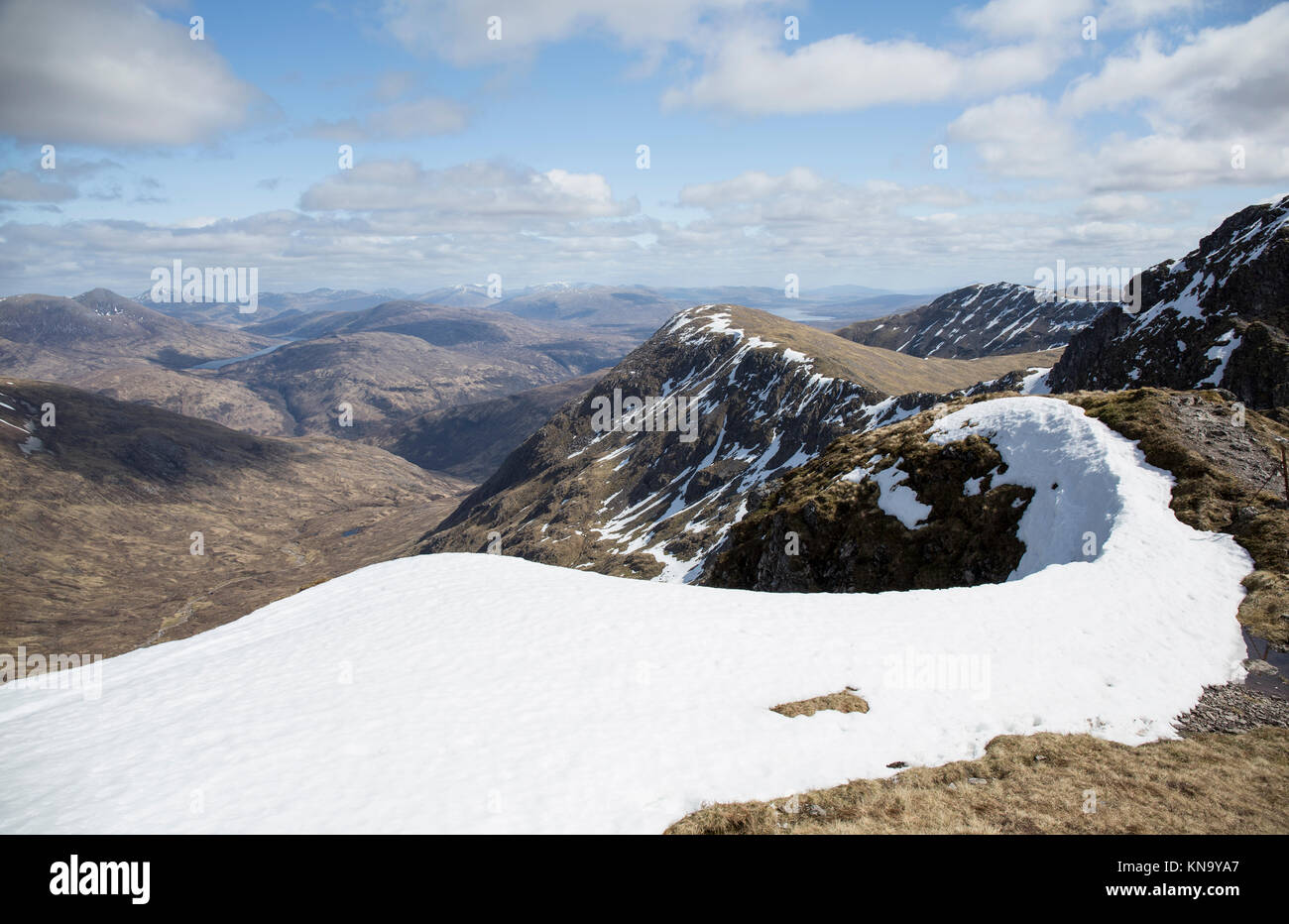 Aonach Eagach Ridge. Glencoe. Scotland Stock Photo - Alamy