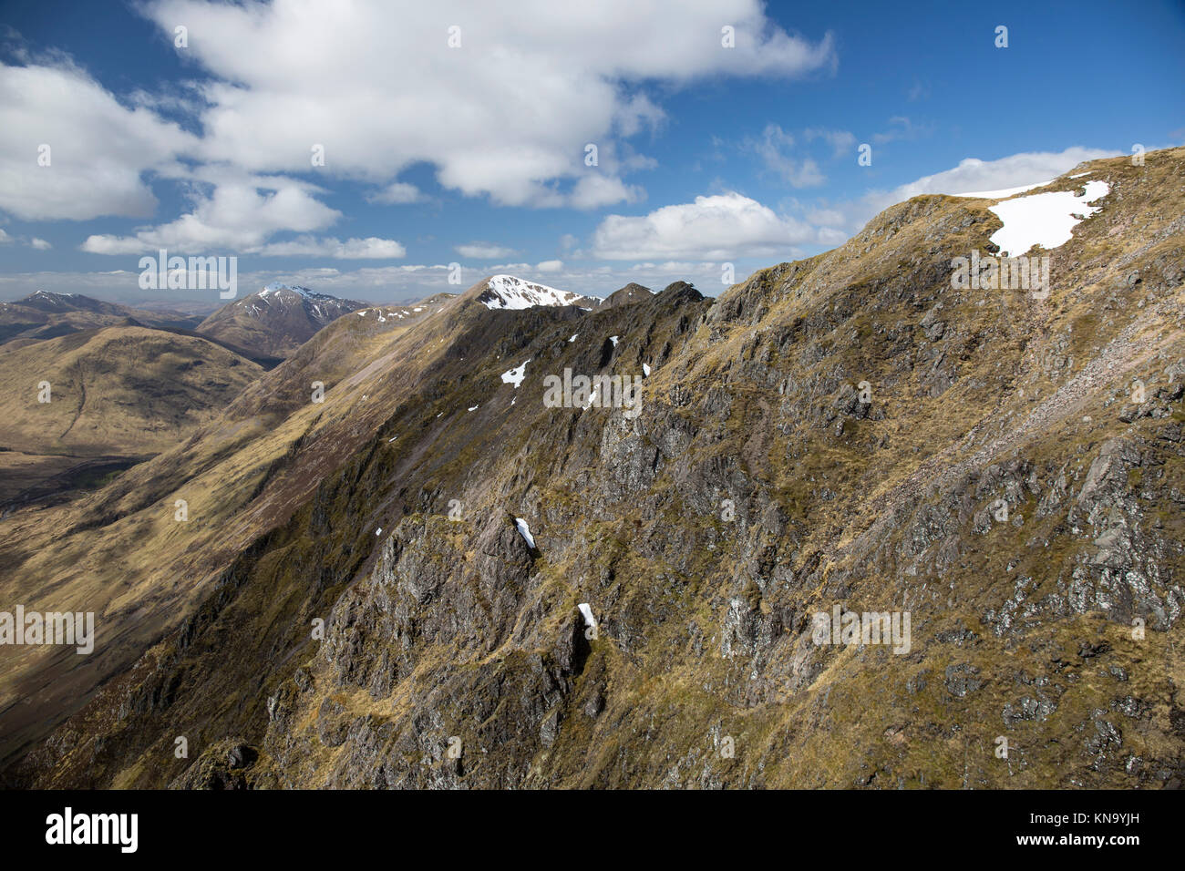 Aonach Eagach Ridge. Glencoe. Scotland Stock Photo - Alamy