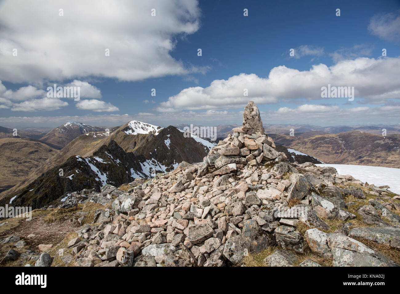 Aonach Eagach Ridge. Glencoe. Scotland Stock Photo - Alamy