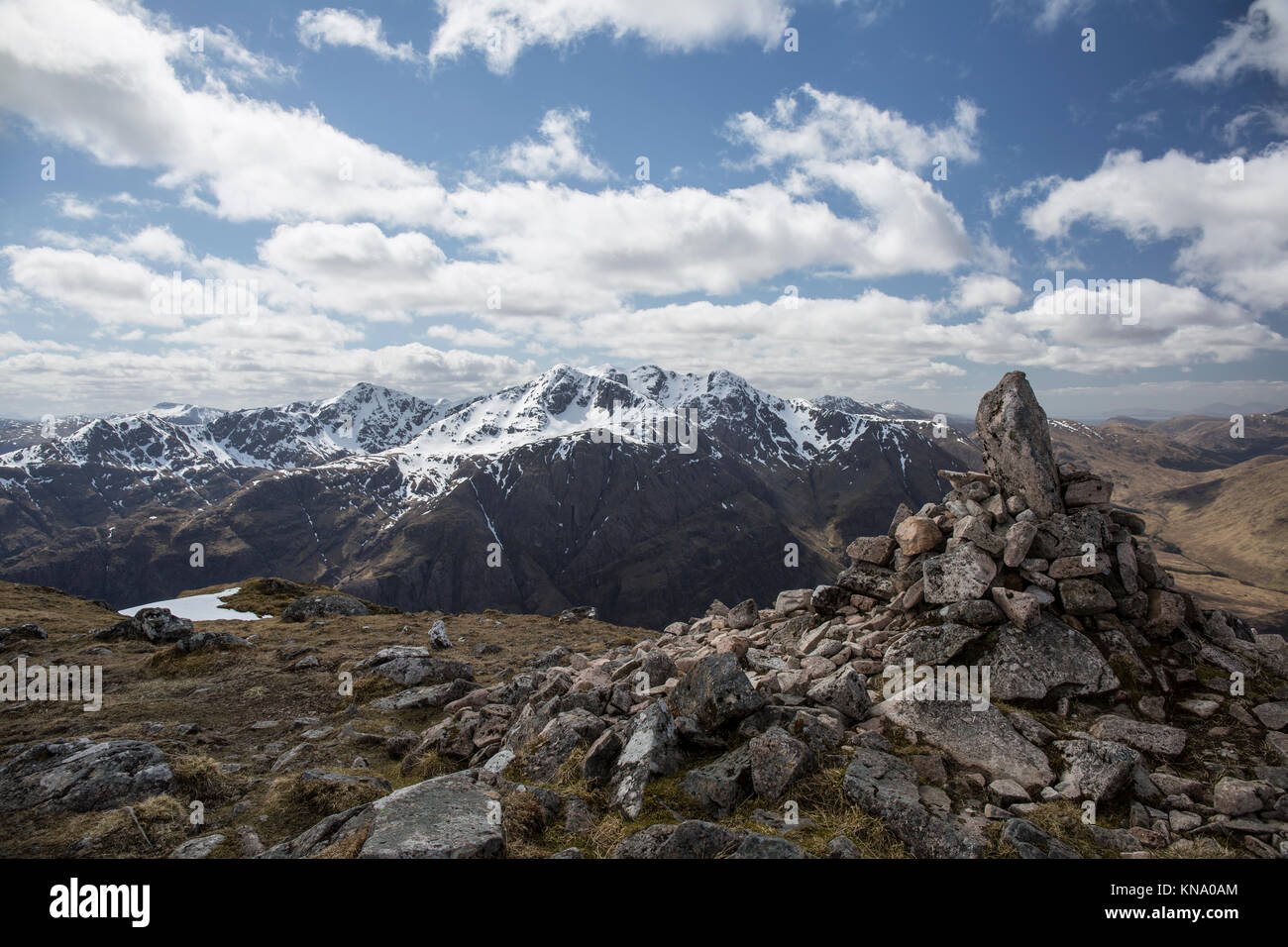 Aonach Eagach Ridge. Glencoe. Scotland Stock Photo - Alamy