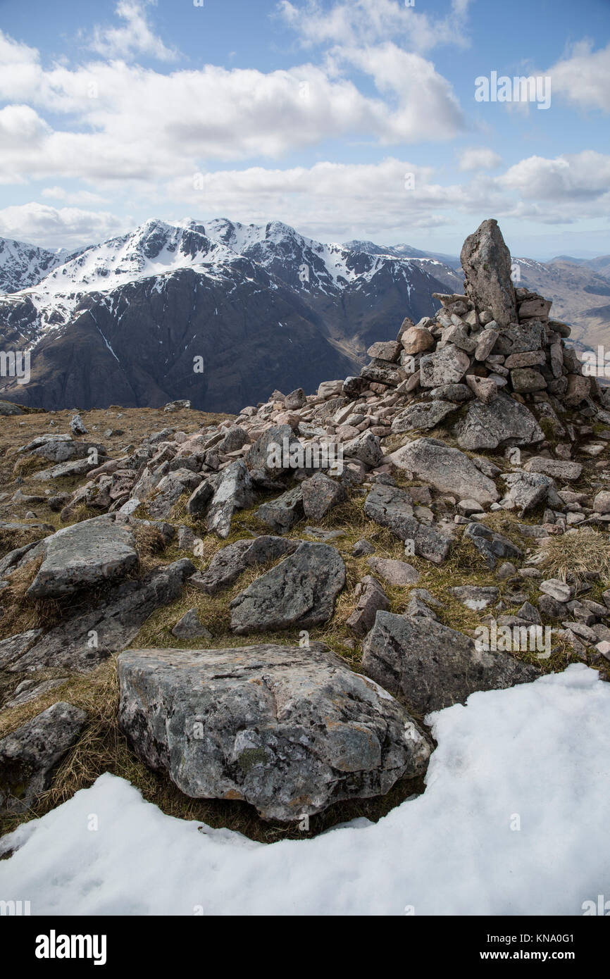 Aonach Eagach Ridge. Glencoe. Scotland Stock Photo - Alamy