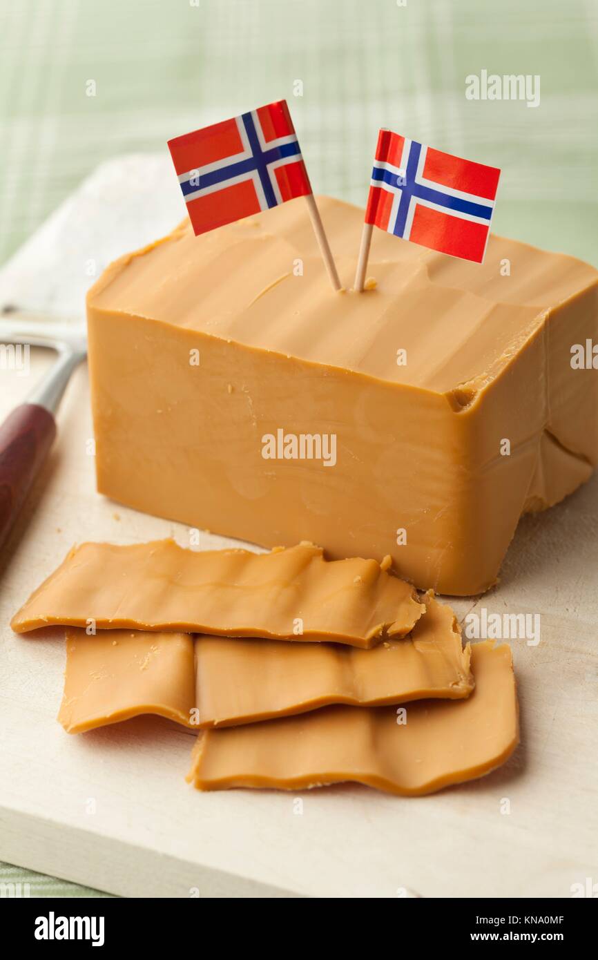 Norway brown cheese hi-res stock photography and images - Alamy