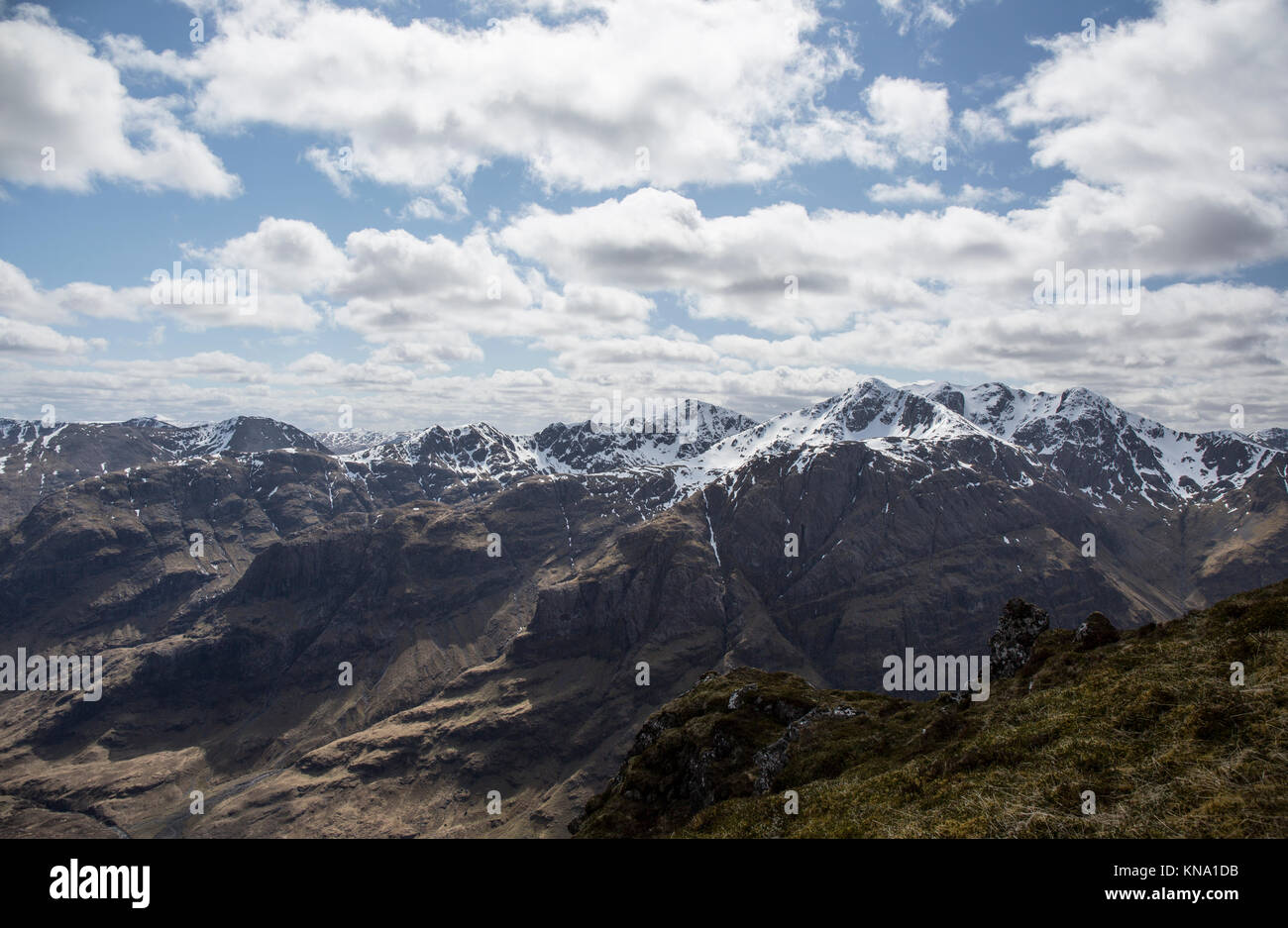 Aonach Eagach Ridge. Glencoe. Scotland Stock Photo - Alamy