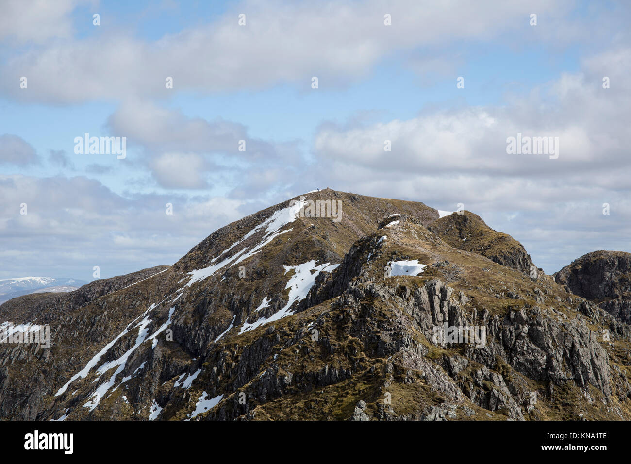 Aonach Eagach Ridge. Glencoe. Scotland Stock Photo - Alamy