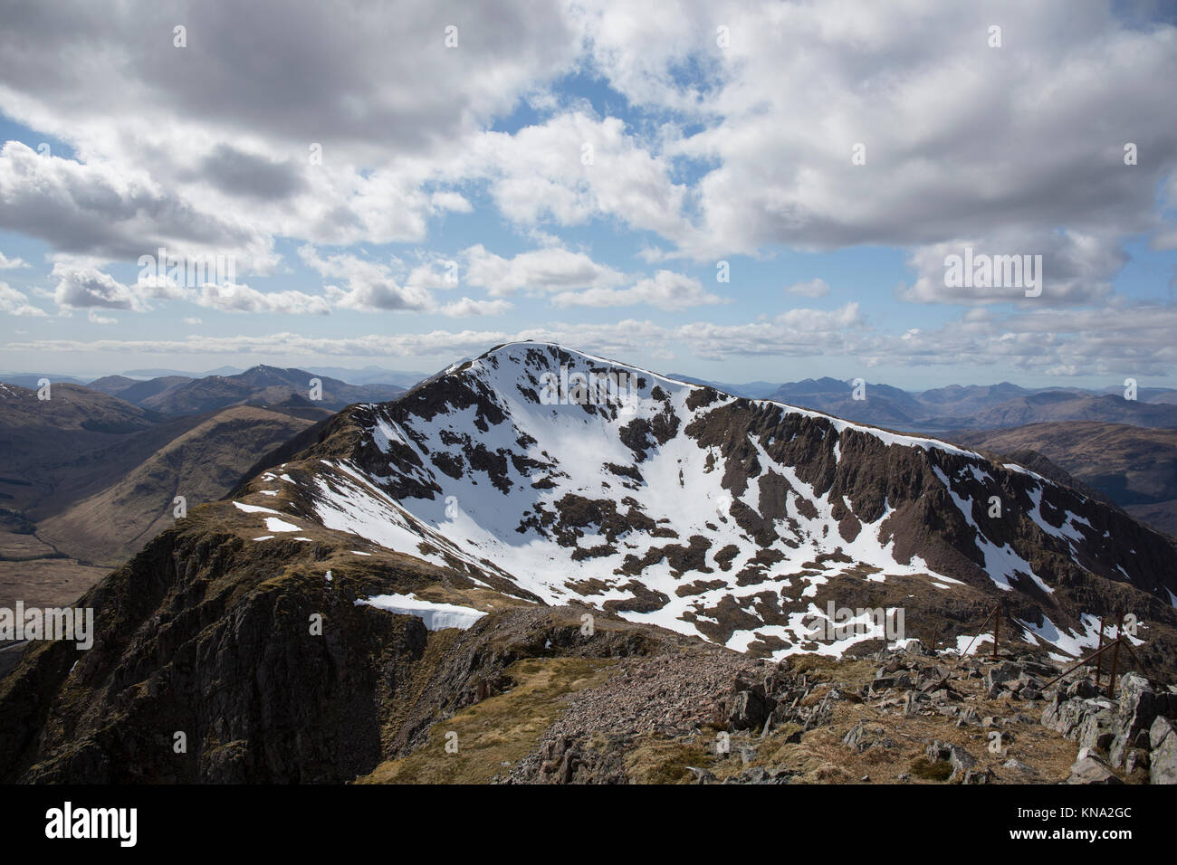 Aonach Eagach Ridge. Glencoe. Scotland Stock Photo - Alamy